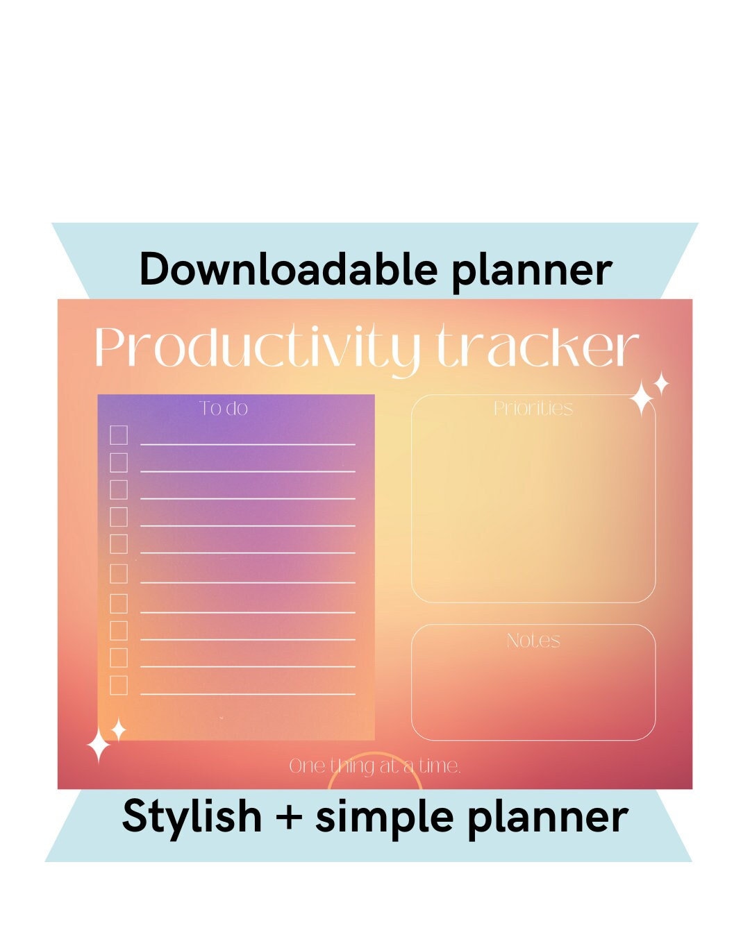 Productivity Planner 2022 | Printable Life Organizer | PDF Goal Planner ...