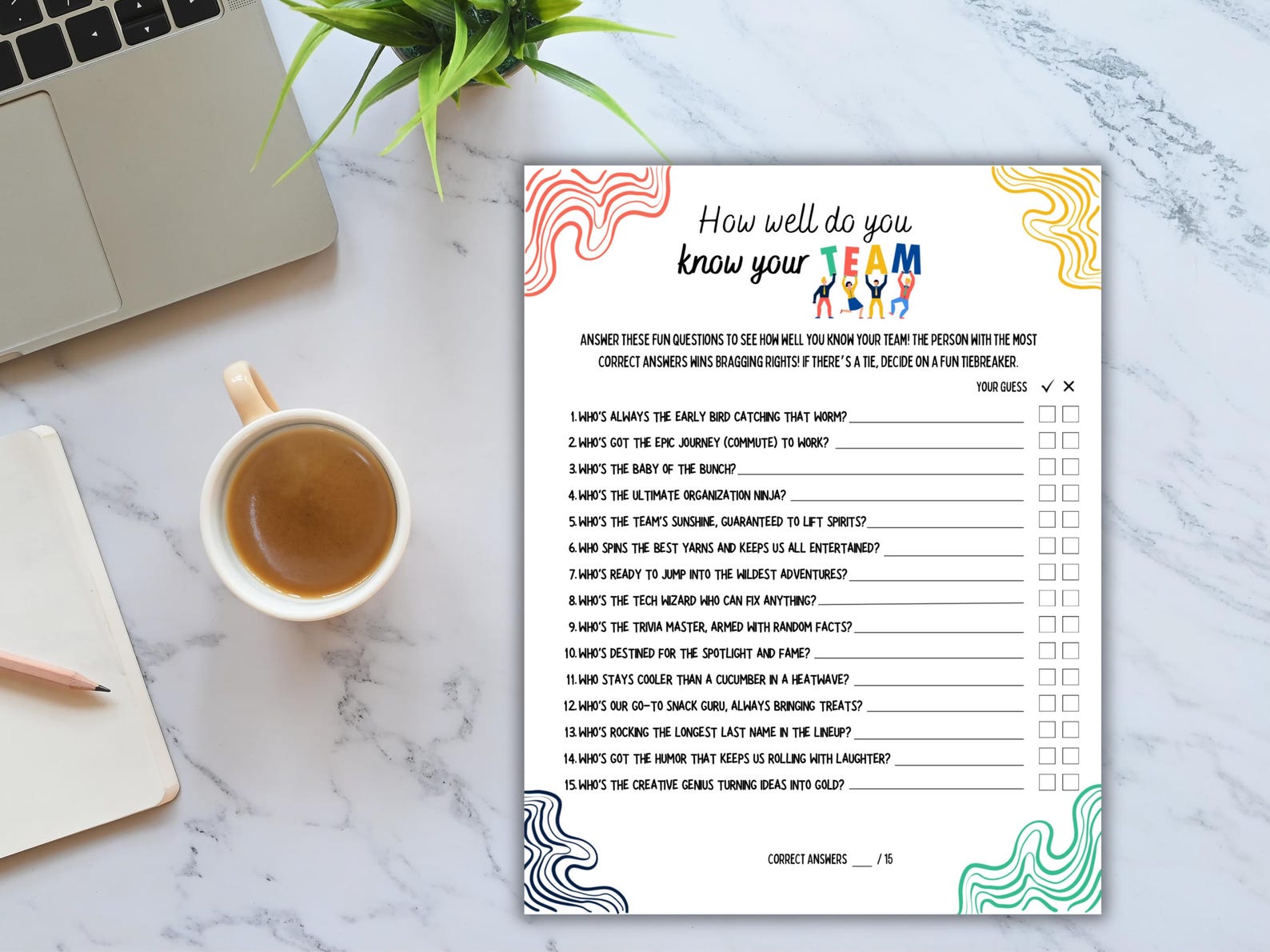 Team Building Games | How Well Do You Know Your Team | Coworker ...