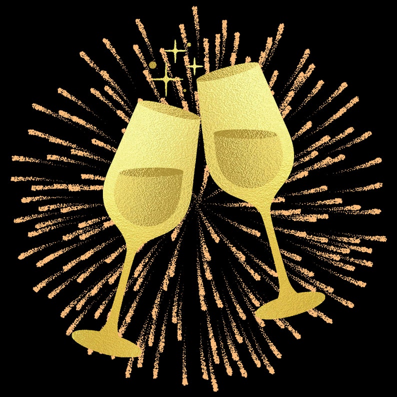 Champagne Toast - Etsy