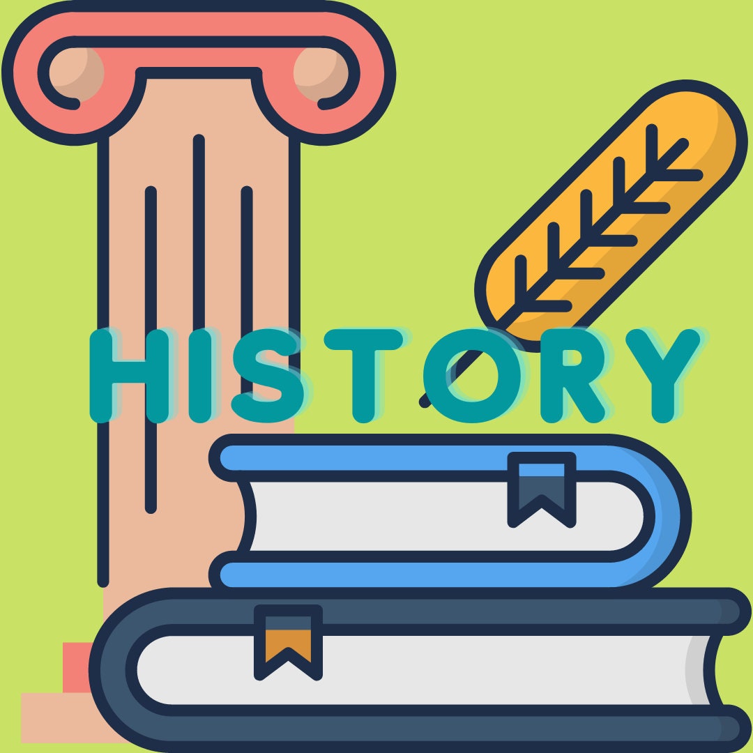 History Notebook Decal - Etsy