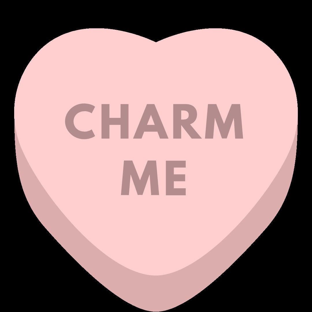 Charm Me Candy Heart - Etsy