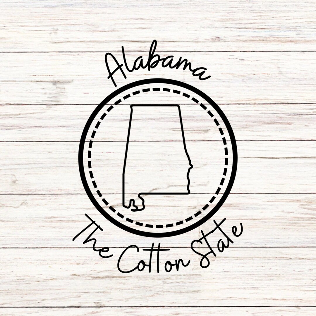 Alabama State SVG PNG - Etsy