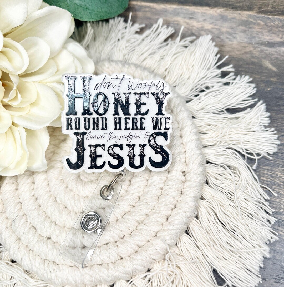 Funny Badge Reel Judgin to Jesus Badge Reel Nurse Badge Teacher Badge ...