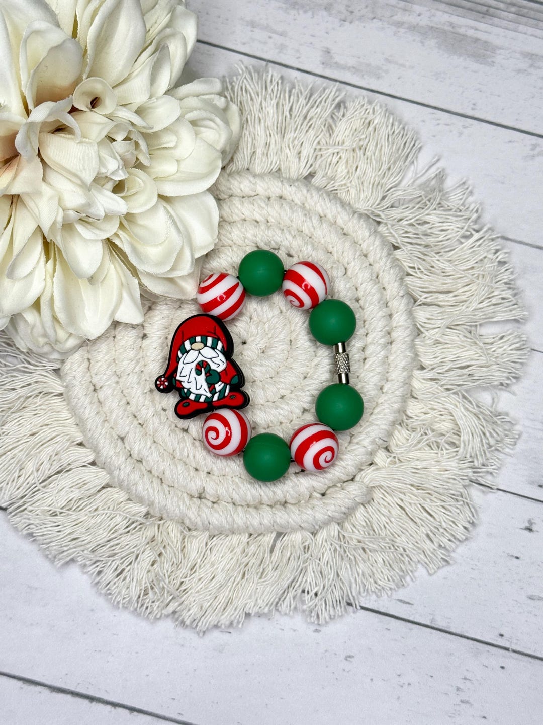 Santa Gnome Stanley Cup Charm for Women, Christmas Gifts for Women ...