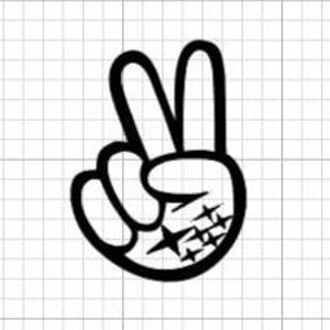 Subie Peace Die Cut Vinyl Decal - Etsy