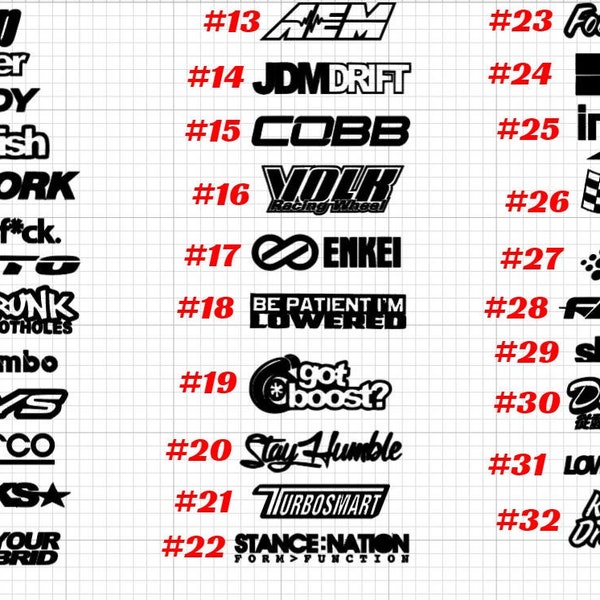 Jdm Stickers - Etsy