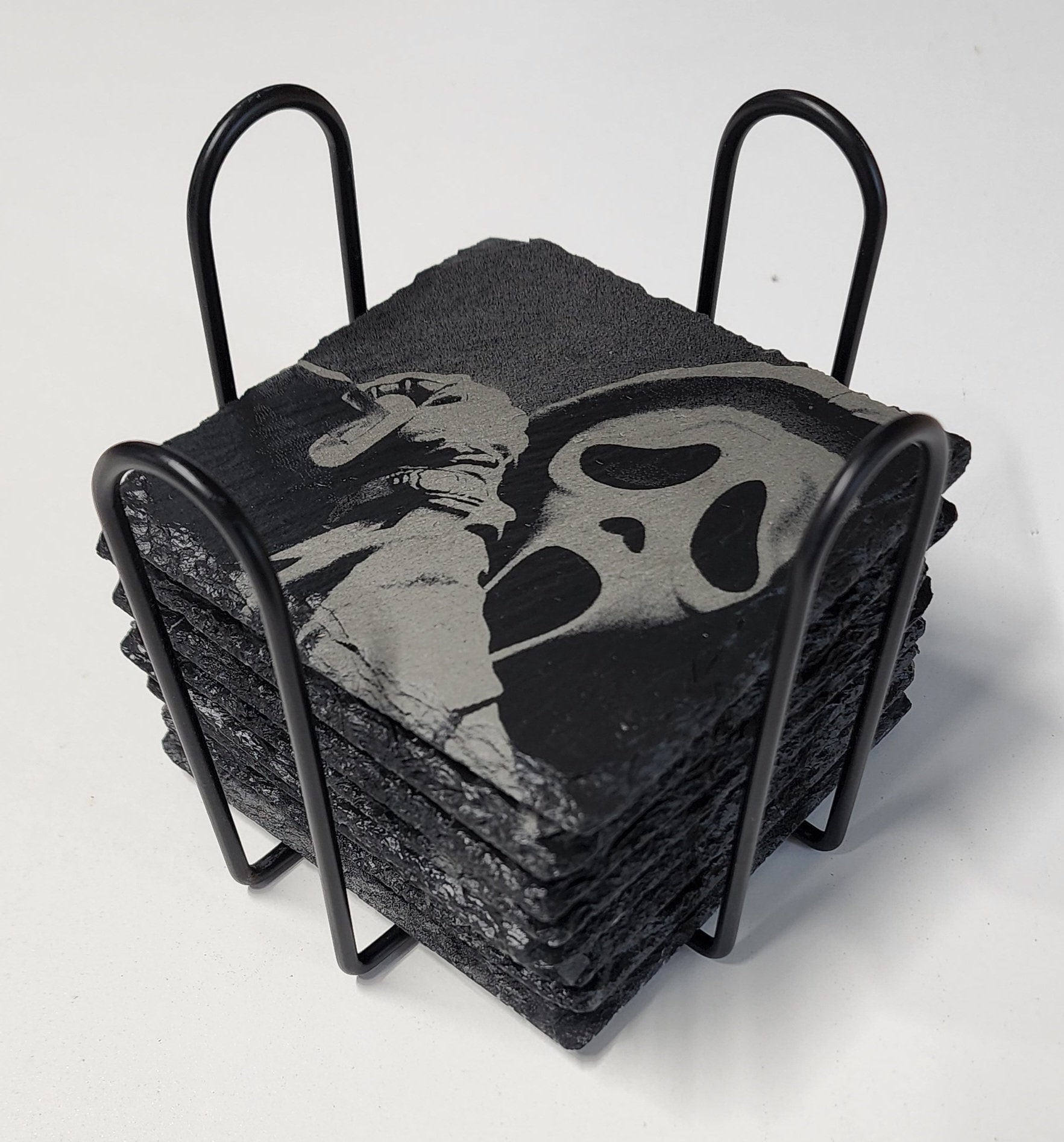 Slate Horror Coasters - Etsy