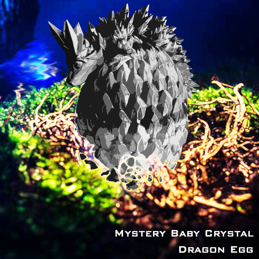 Crystal Dragon Eggs 3D Print - Etsy