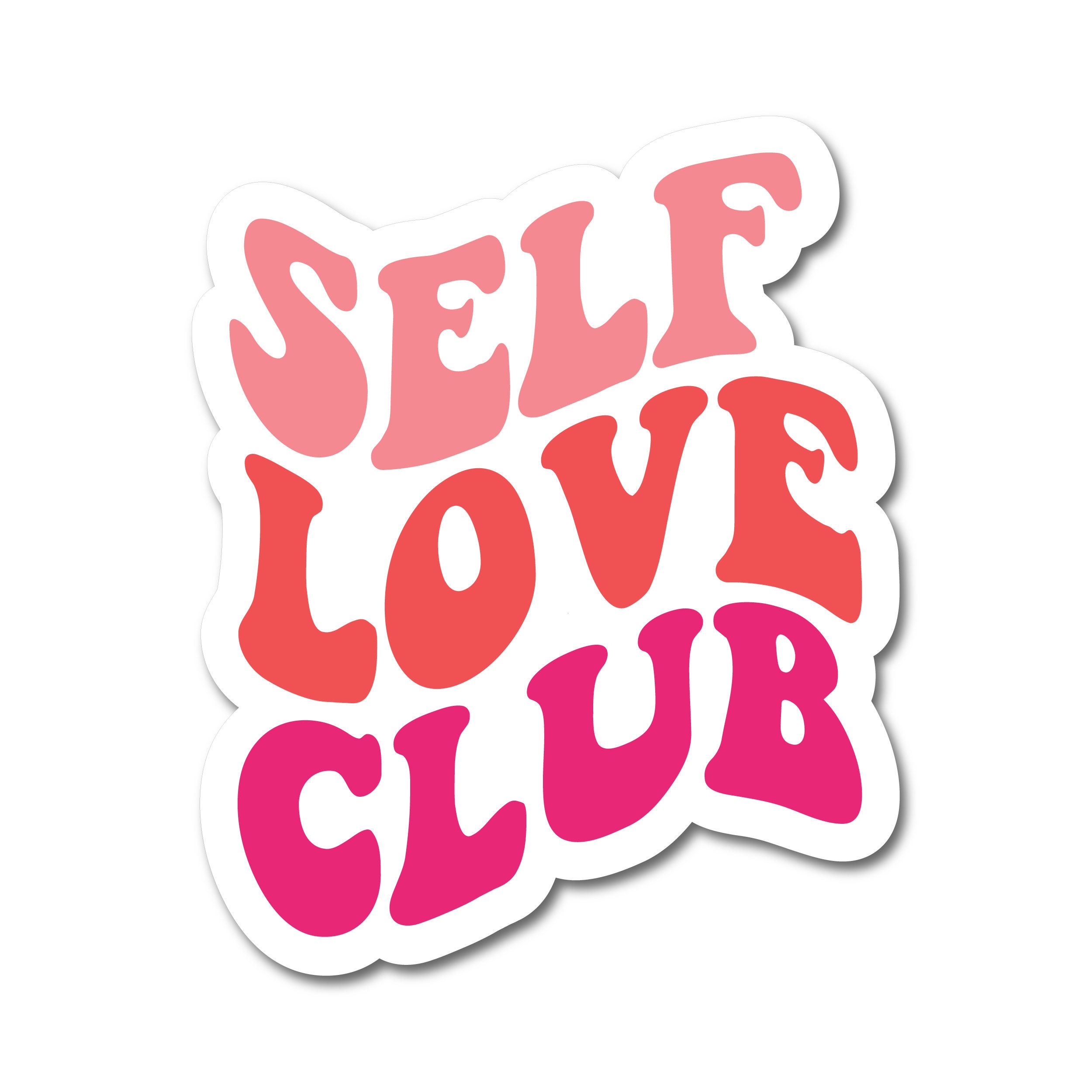 Self Love Club Decal | Waterproof Self Love Club | Mental Health ...