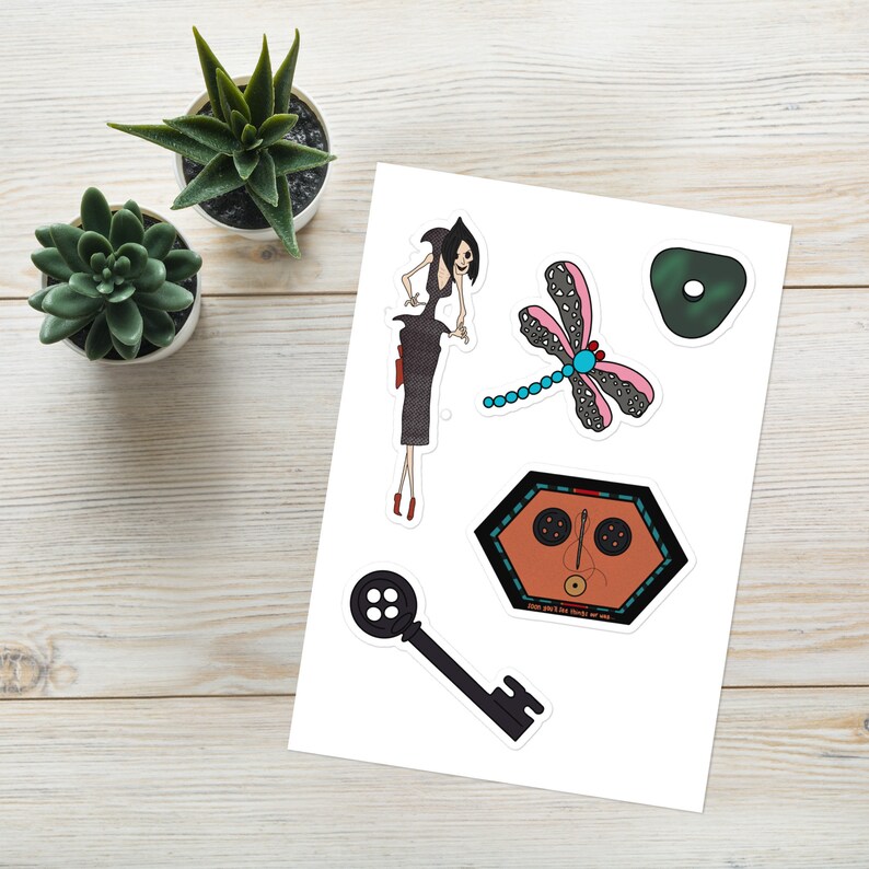 Coraline Vinyl Sticker Sheet - Etsy