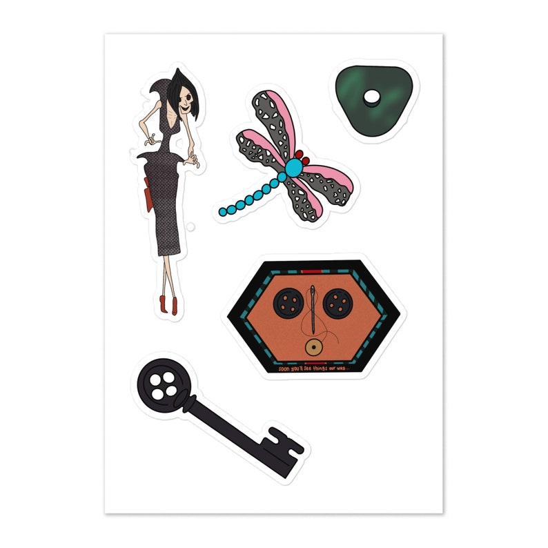 Coraline Vinyl Sticker Sheet - Etsy