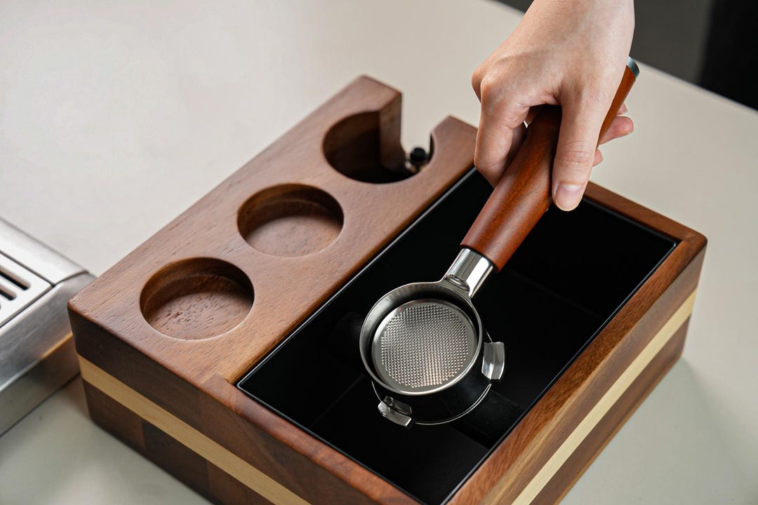 Coffee Knock Box Tamping Station for 51mm 54mm 58mm Portafilters ...