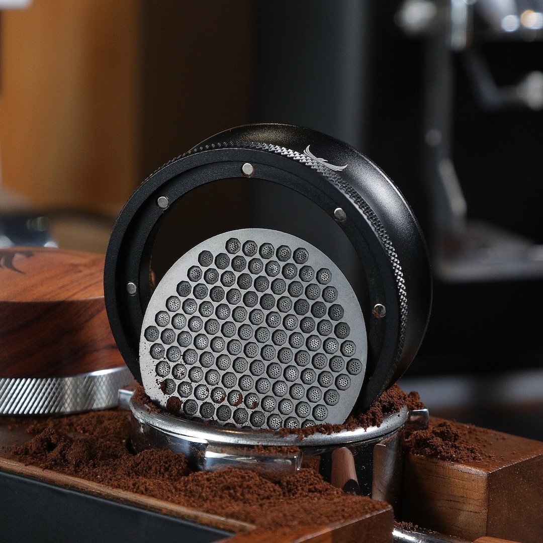 Portafilter Funnel Espresso Puck Screen Kit Magnetic Dosing Ring and ...