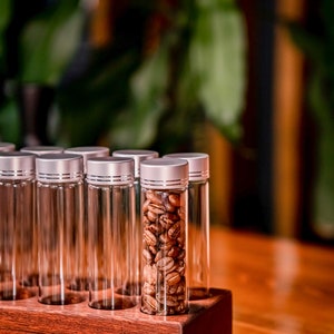 Single Dose Coffee Bean Storage Tubes Coffee Bean Cellar 10 Pcs Dosing ...