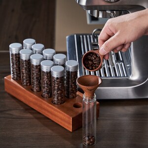 Single Dose Coffee Bean Storage Tubes Coffee Bean Cellar 10 Pcs Dosing ...