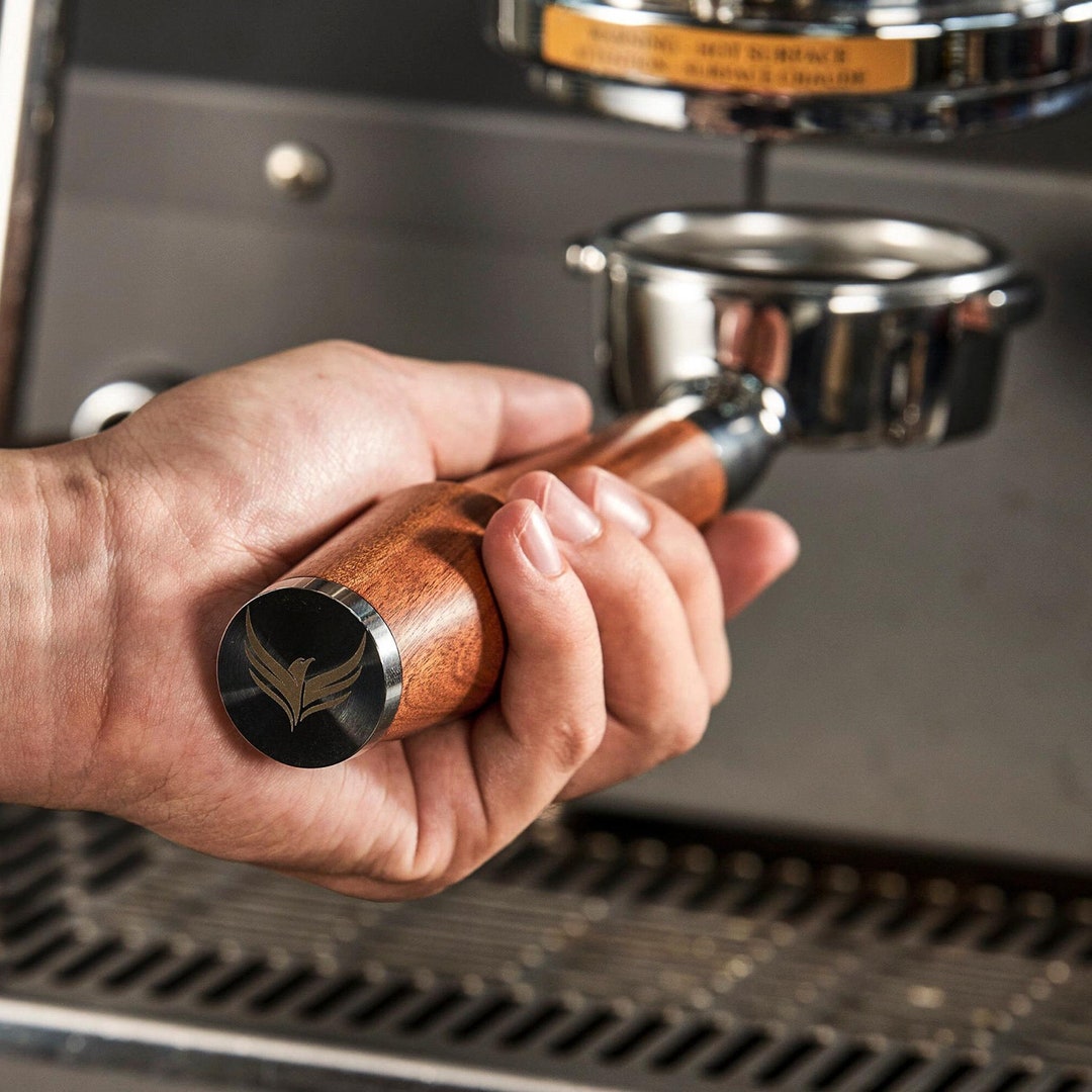 Bottomless Portafilter for Espresso Machines Rosewood Handle & Includes ...