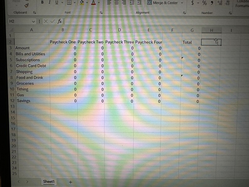 Simple Budget Planning Excel Sheet - Budget Planner Excel Template ...