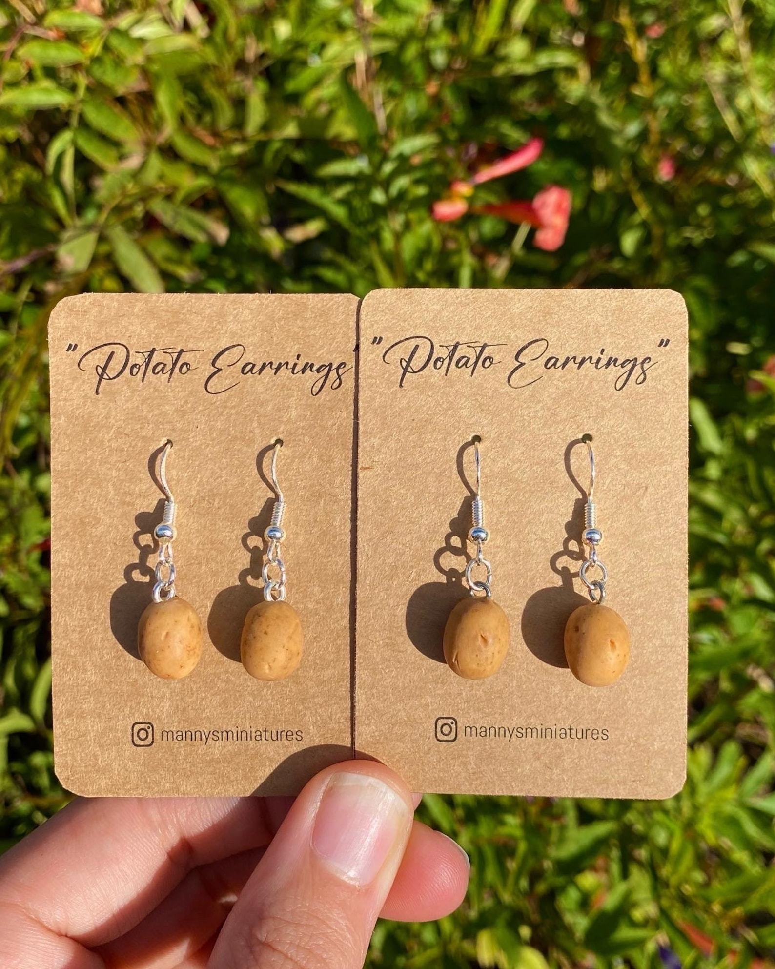 Potato Earrings - Food Earrings - Polymer Clay Earrings - Food Jewelry ...