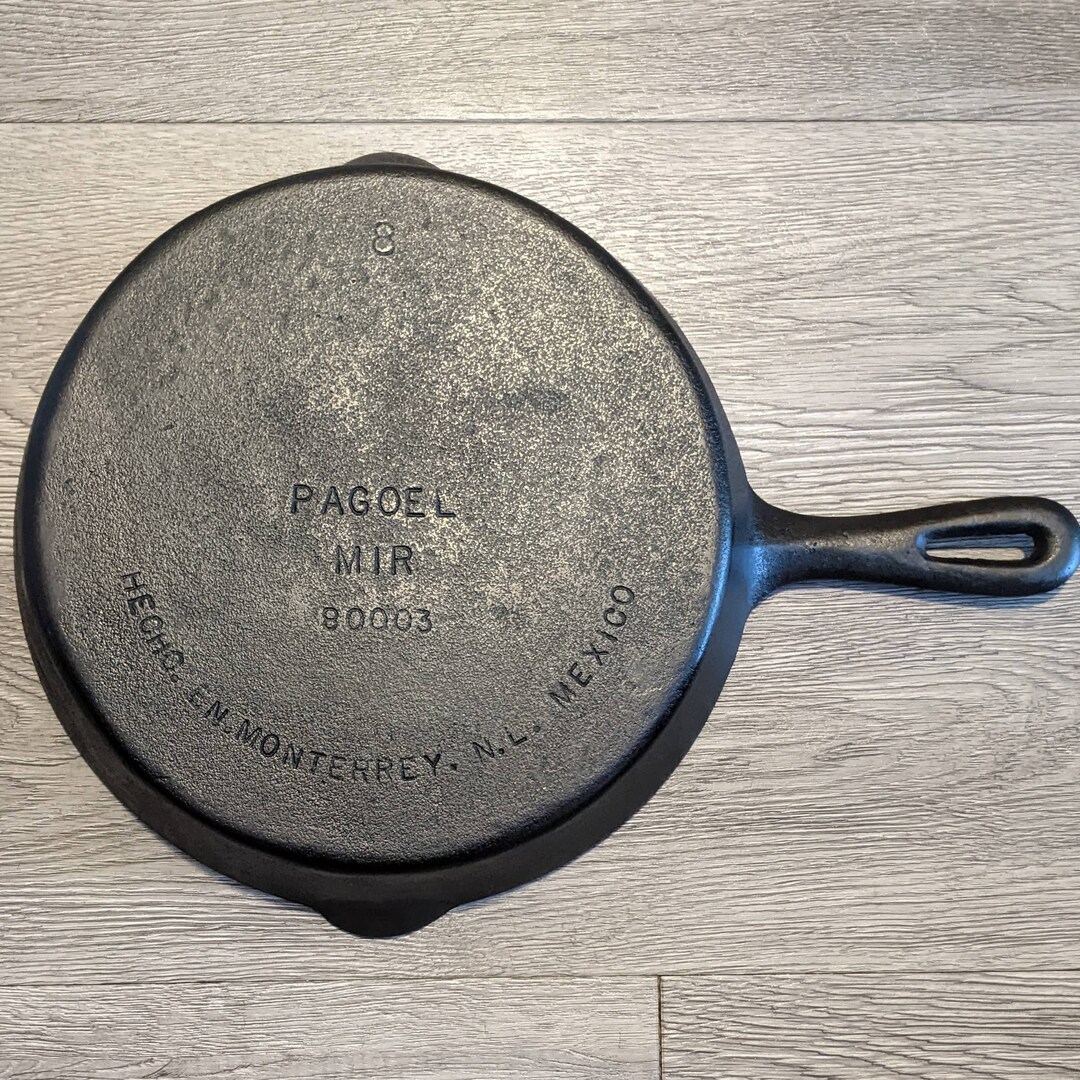 Vintage Cast Iron Skillet Paguel, Made in Mexico - Etsy