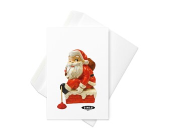 Santa Pooping Down the Chimney - Etsy