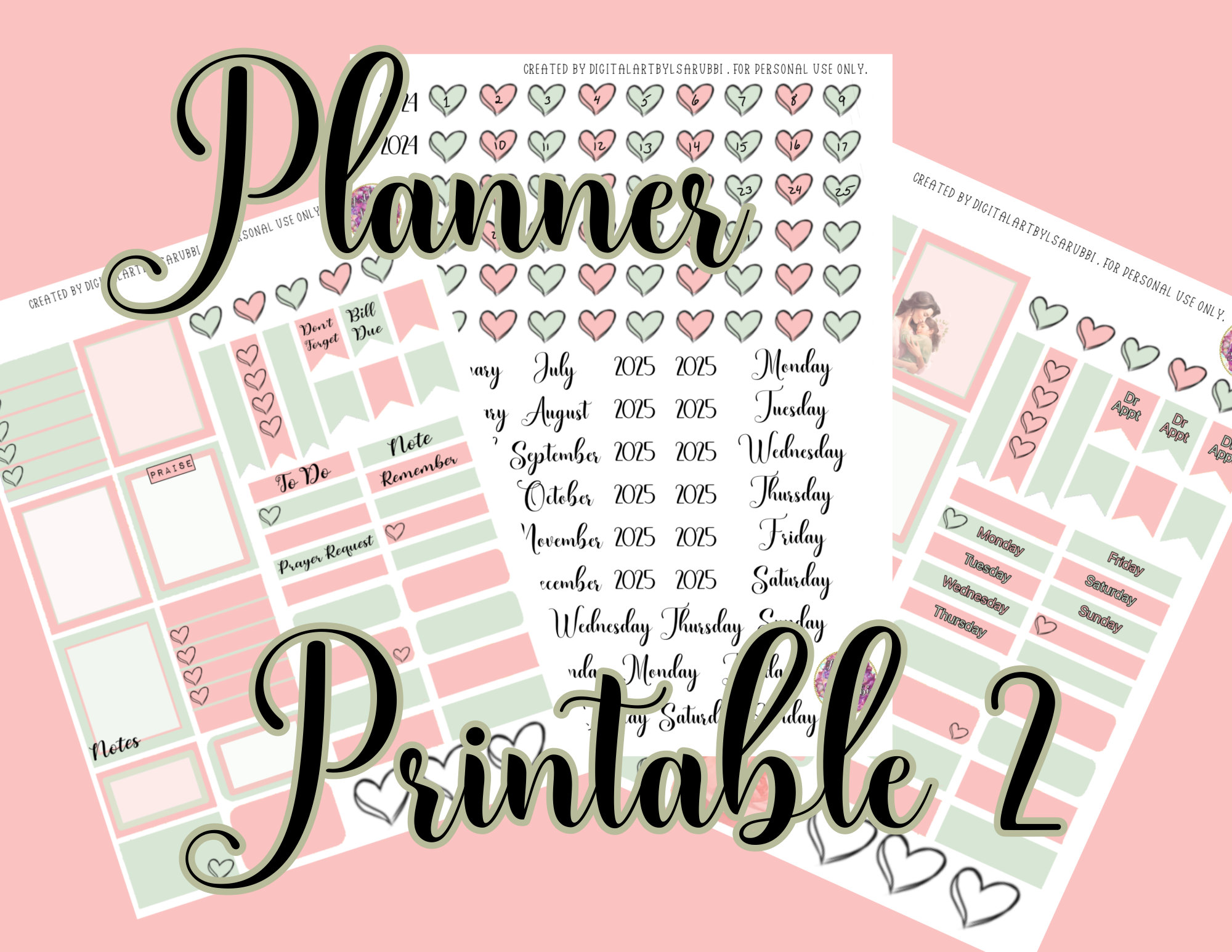Planner Printable 2 - Etsy