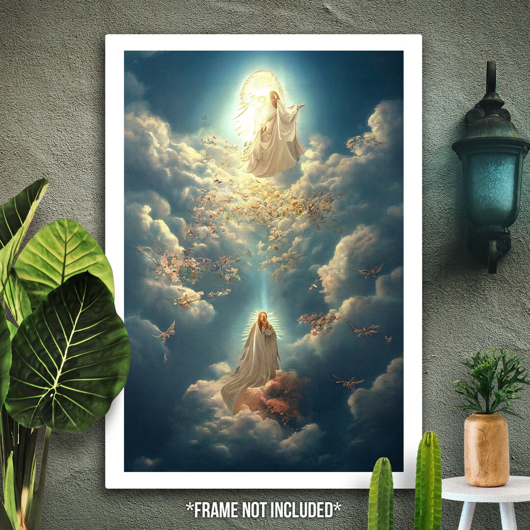 The Greeting - Satin Posters (300/210gsm) Retro Vintage Art, Artificial ...