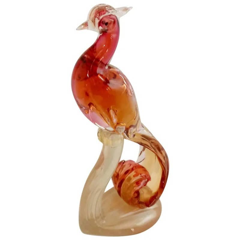 Murano Glass - A. Barbini - Bird of Paradise - Mid-century - Etsy