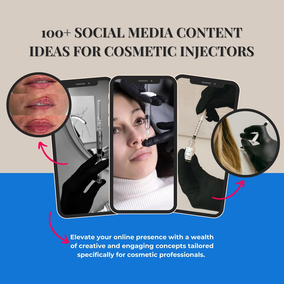 100 Social Media Content Ideas for Cosmetic Injectors / Aesthetics ...