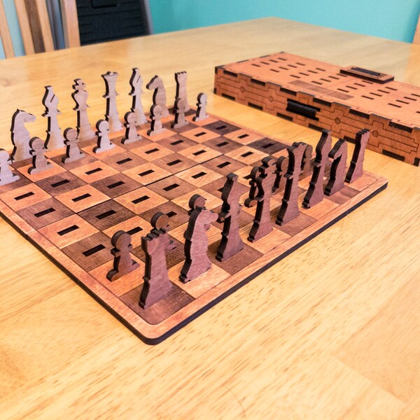 Engraved Chess Board - Etsy