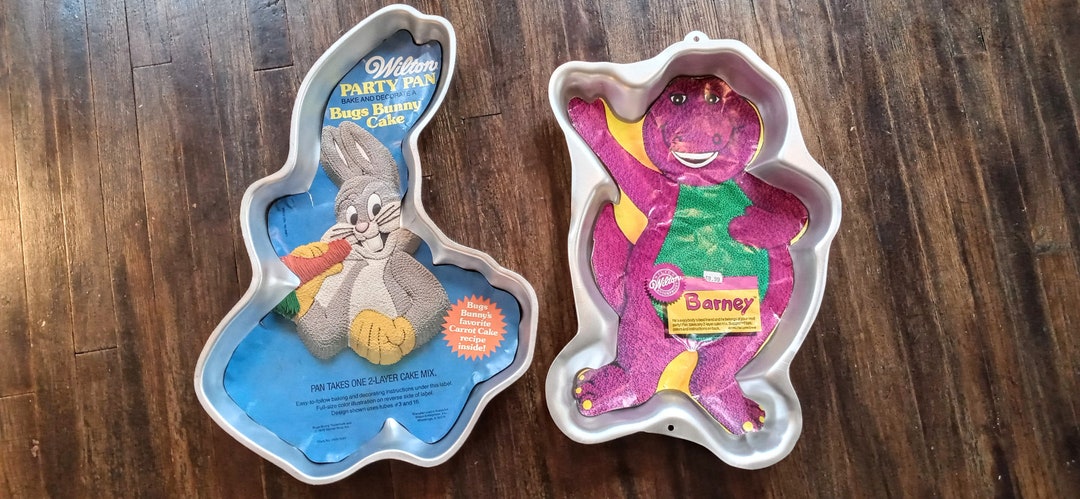 Wilton Bugs Bunny Barney Cake Pans - Etsy
