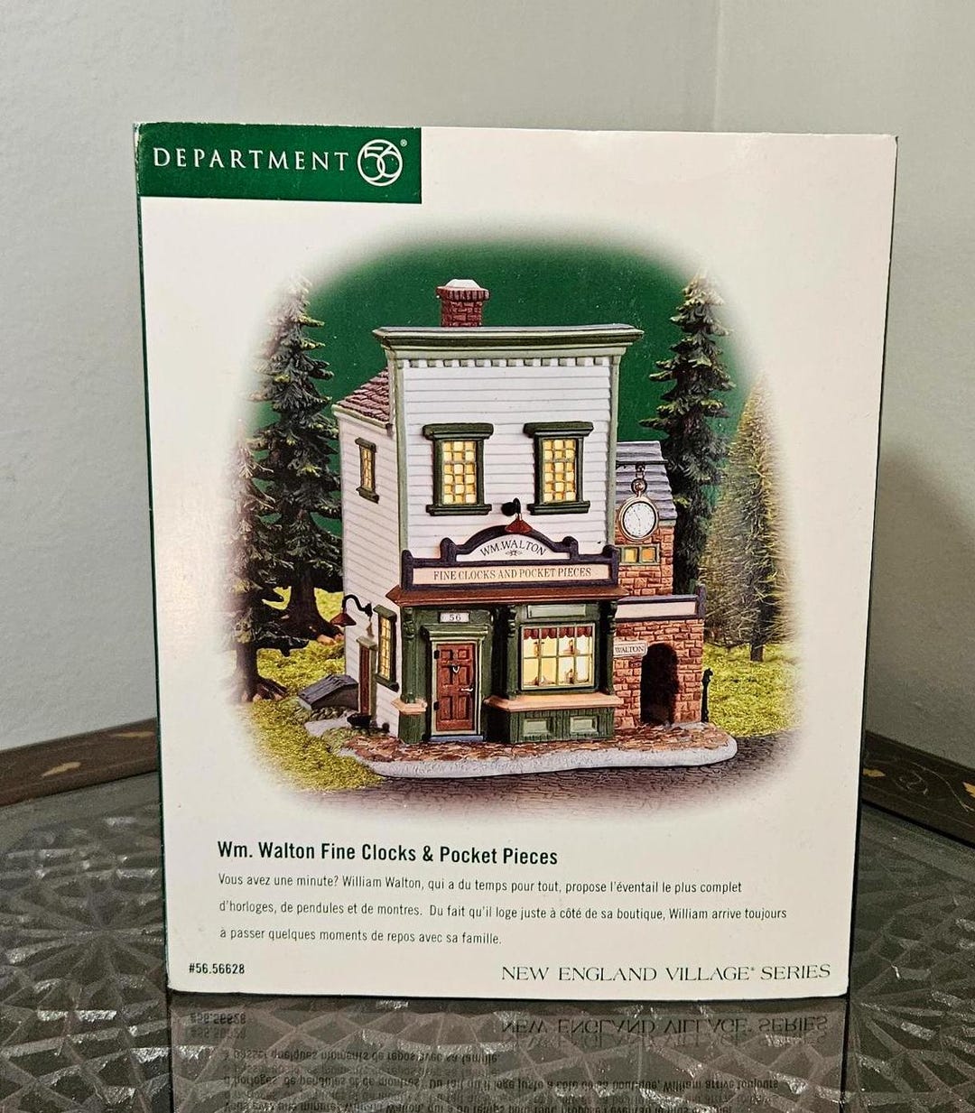 Department 56 Wm. Walton Fine Clocks & Pocket Pieces New England ...