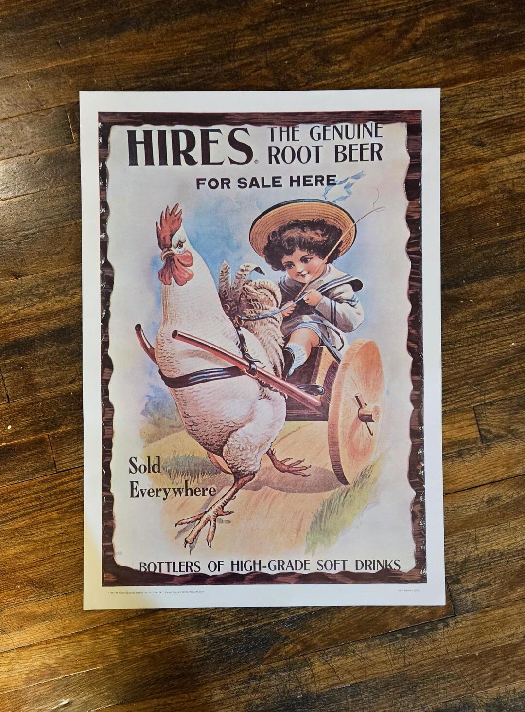Vintage Hires Root Beer Ad, Advertising Memorabilia Print 1981 - Etsy