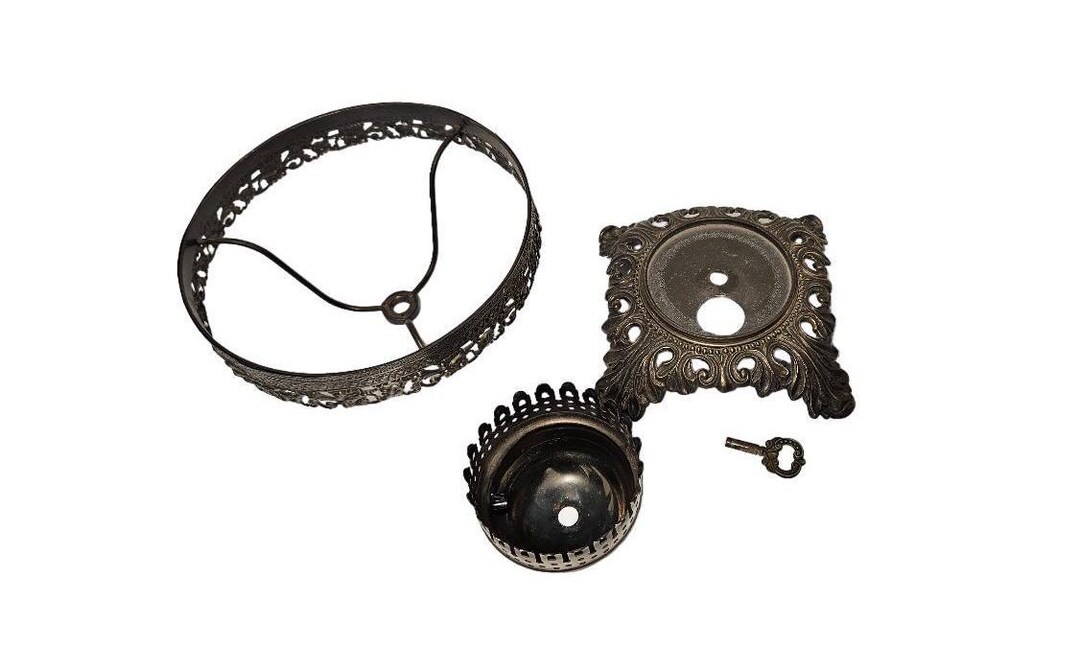 Vintage Lamp Base Chimney & Ring DIY Replacement - Etsy