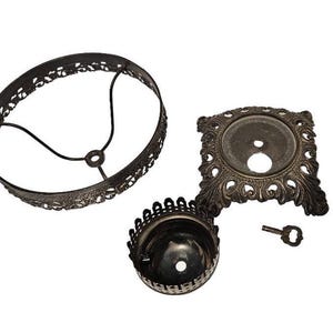 Vintage Lamp Base Chimney & Ring DIY Replacement - Etsy