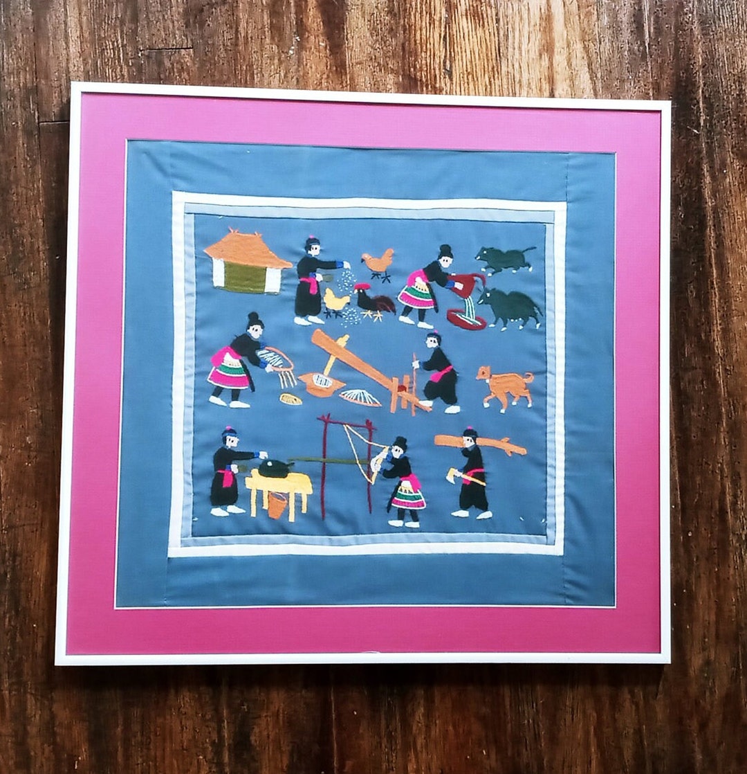 Vintage Hmong Story Cloth - Etsy
