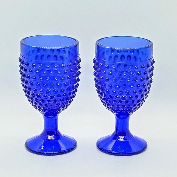 Hobnail Goblet - Etsy