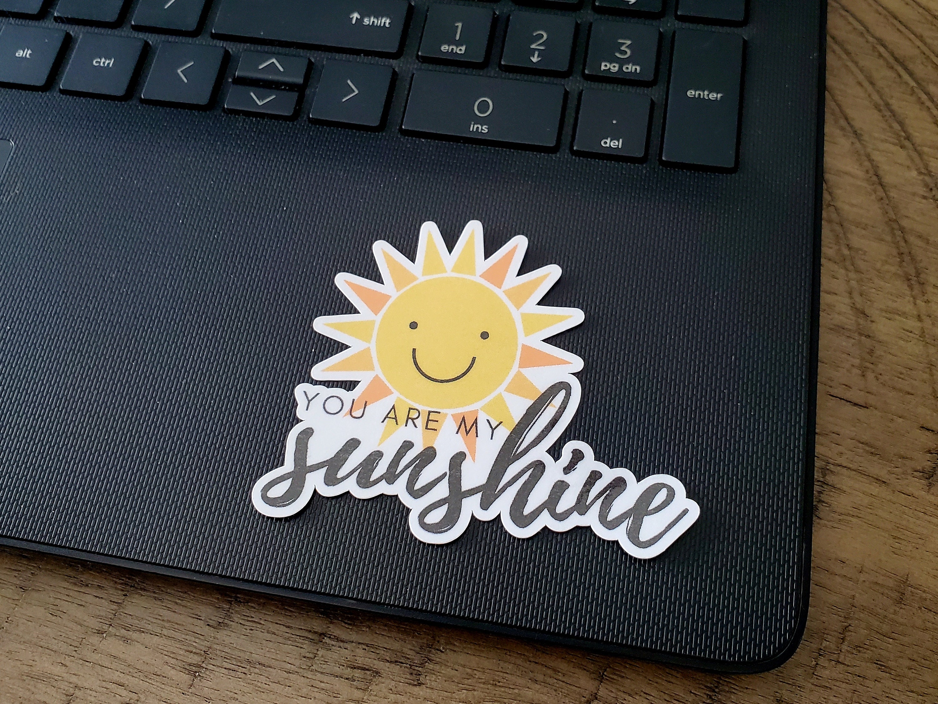 You Are My Sunshine Sticker, Sunshine Sticker, Sunshine Decal, Smile ...