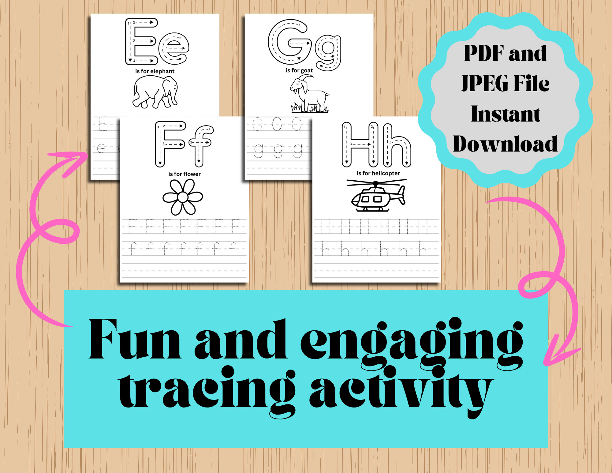 Alphabet Coloring Pages, Printable Worksheets, Preschool, Kindergarten ...