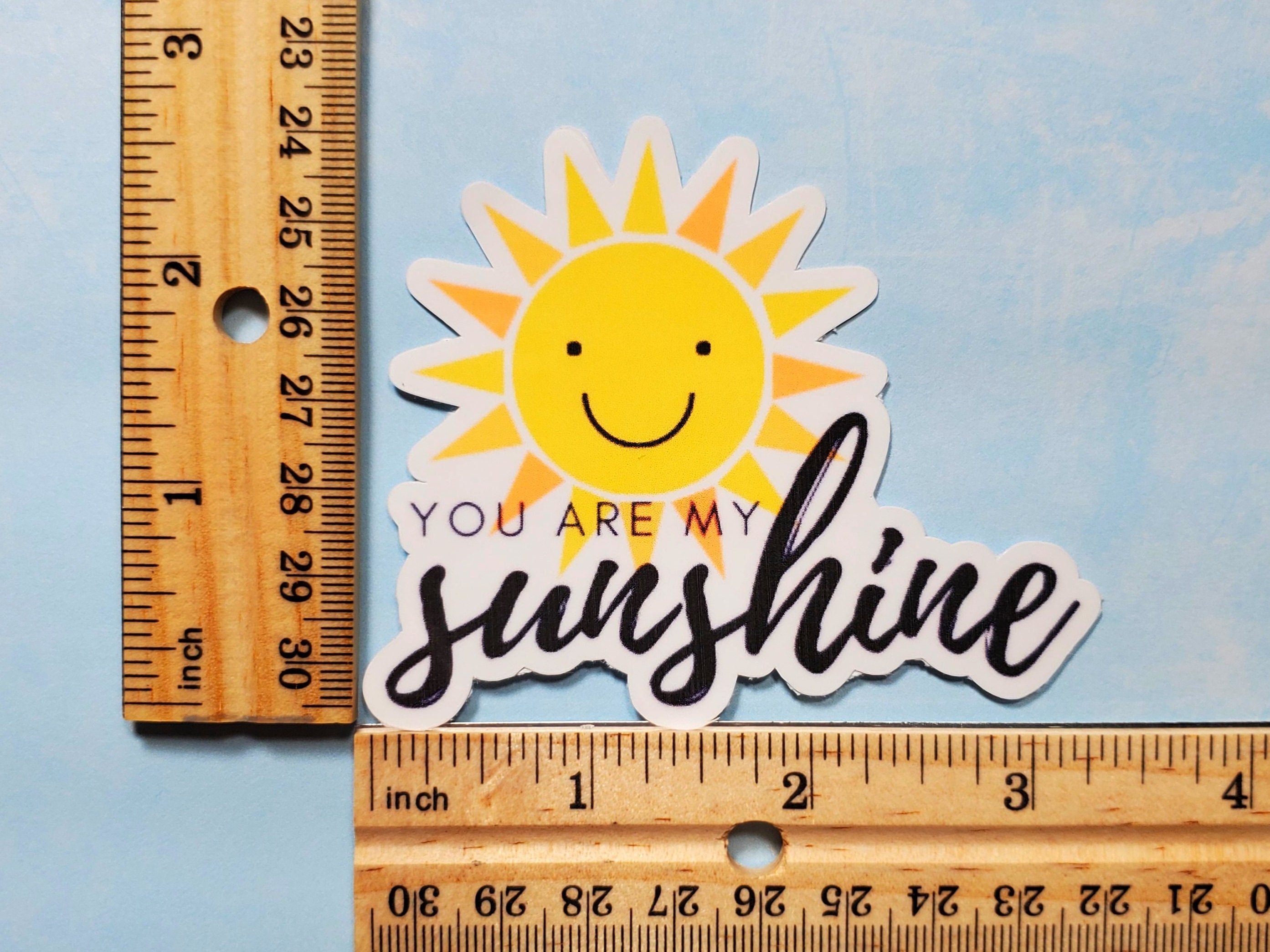 You Are My Sunshine Sticker, Sunshine Sticker, Sunshine Decal, Smile ...