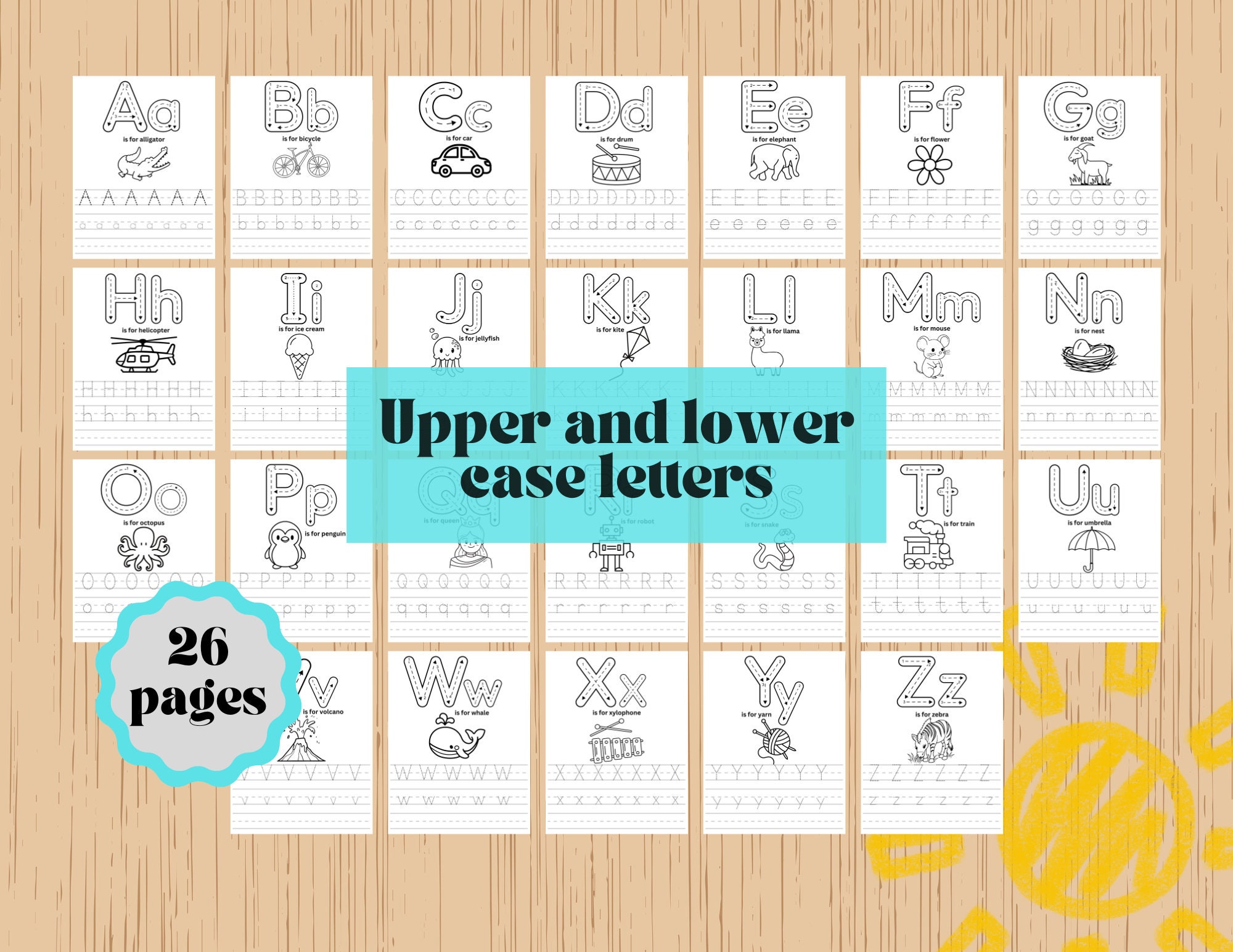 Alphabet Coloring Pages, Printable Worksheets, Preschool, Kindergarten ...
