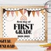 First Day of 1st Grade Sign, First Day of School Sign, Printable 1st ...