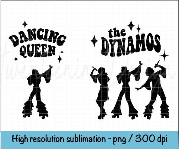 Dancing Queen PNG, the Dynamos PNG, Bride, Mama Mia, Bachelorette Party ...