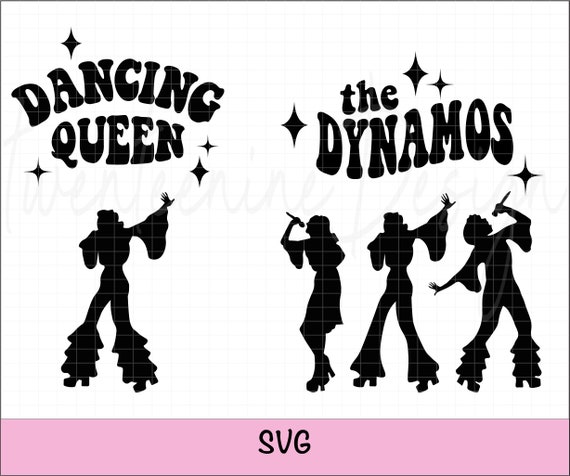 Dancing Queen SVG the Dynamos SVG Bride Mama Mia - Etsy UK