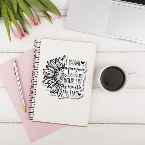 Caregiver Sticker - Etsy