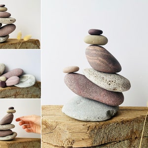 Aesthetic Bookshelf Decor, Balancing Sculpture, Anti Anxiety Gifts, Zen ...