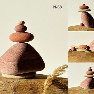 Japandi Art Cairn, Zen Rock Stack, Meditative Gifts, Calming Activities ...