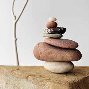 Balancing Rocks, Zen Home Decor Accents for Shelf, Meditation Stones ...