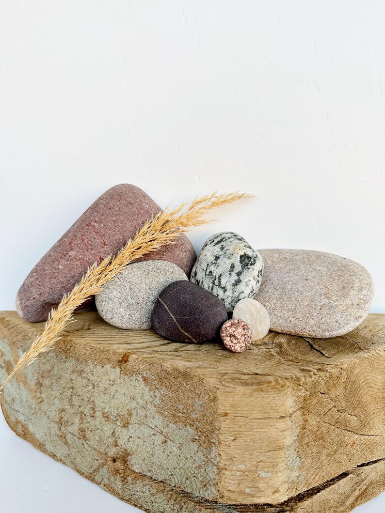 Balancing Stone Sculpture, Earthy Room Decor, Aesthetic Shelf Decor ...