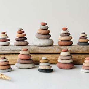 Small Decor Objects, Zen Garden Stones, Hosting Gift, Meditation Decor ...