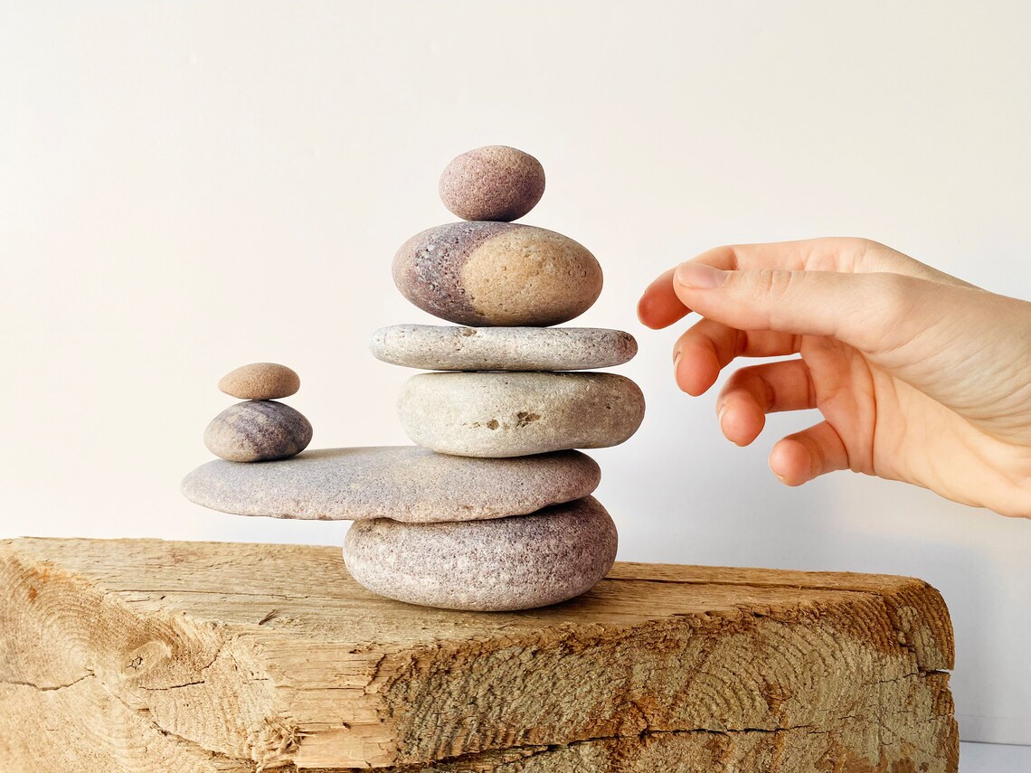 Aesthetic Bookshelf Decor Balancing Sculpture Anti Anxiety - Etsy